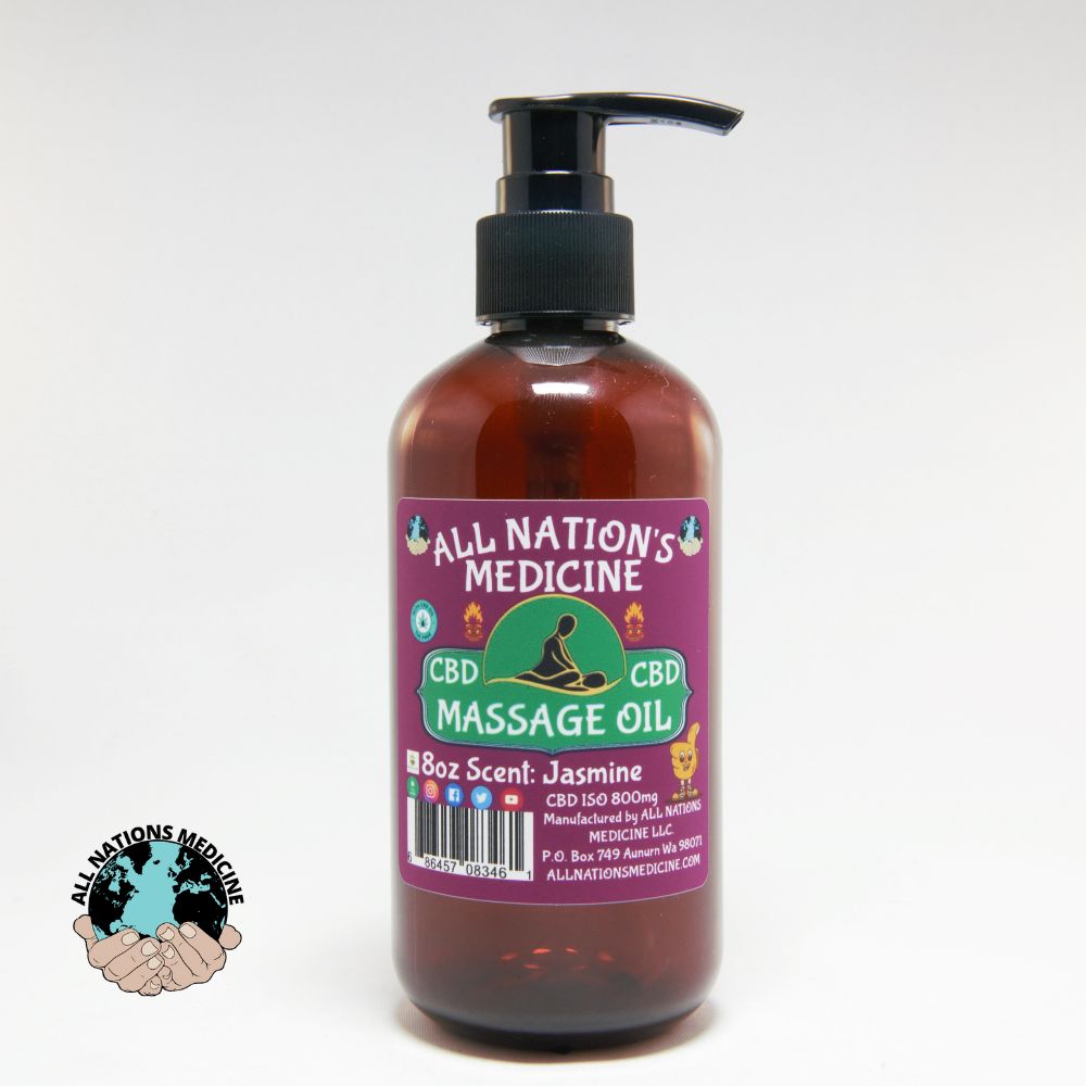 Medicated CBD Massage Oil for Stress Relief by All Nation Medicine