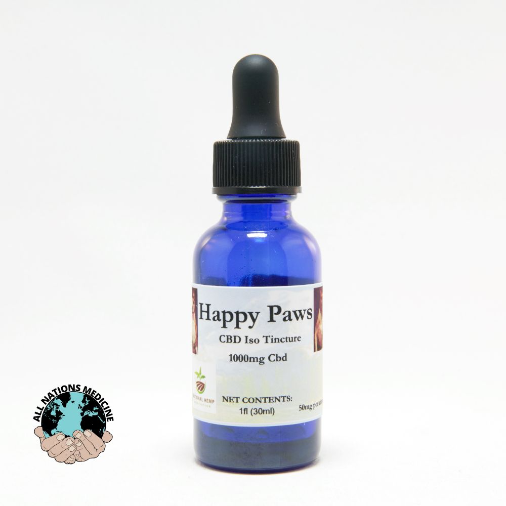 All Nations Happy Paws CBD Tinctures - Natural Relief for Pets