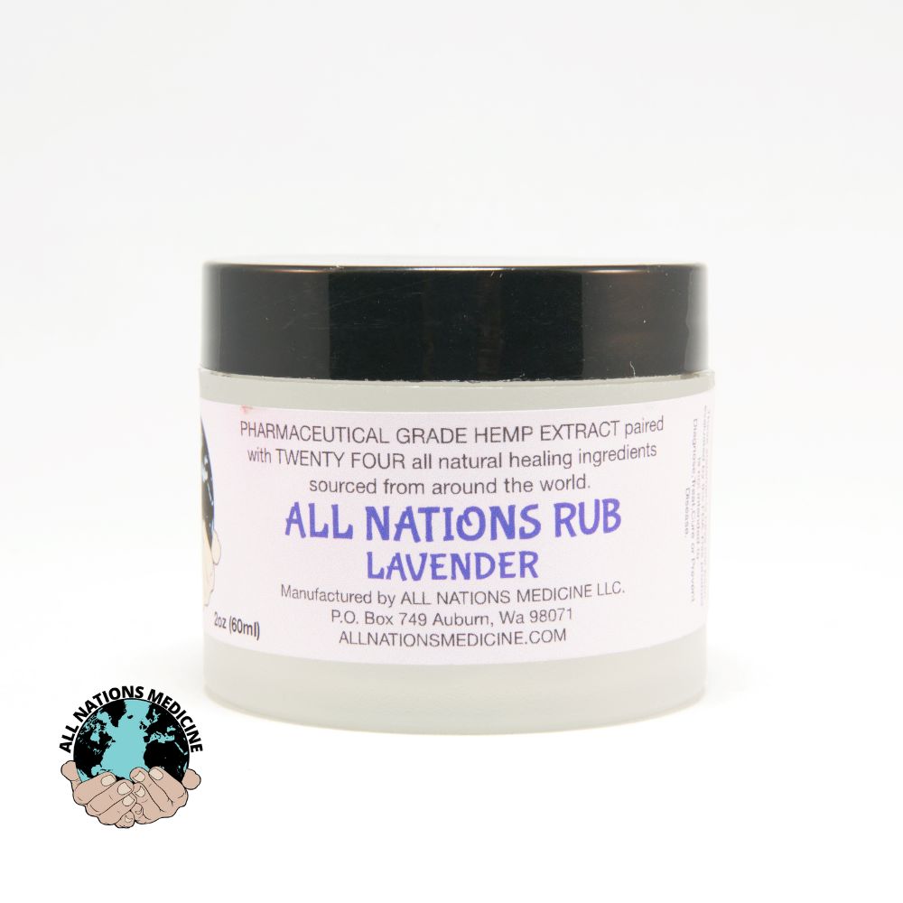 Lavender CBD Rub: Calming Relief and Rejuvenation by All Nations